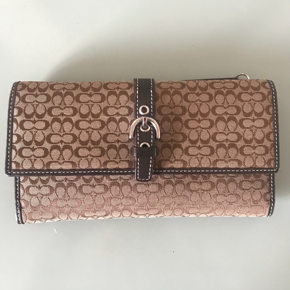 Vintage Coach Wallet & Checkbook - Gem